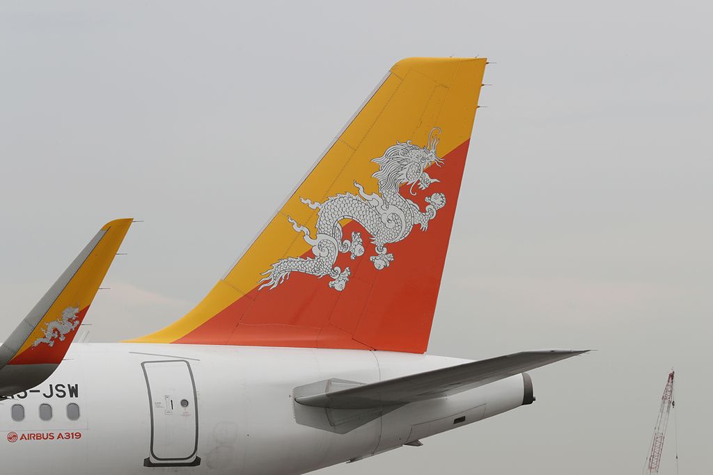Which airline does this tail fin belong to?