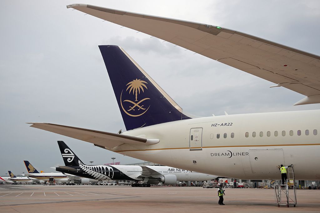 Which airline does this tail fin belong to?