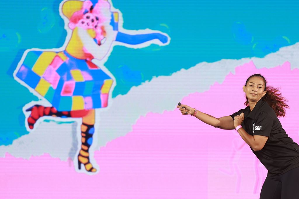 Virtually unstoppable: She Just Dance-d her way to the big stage