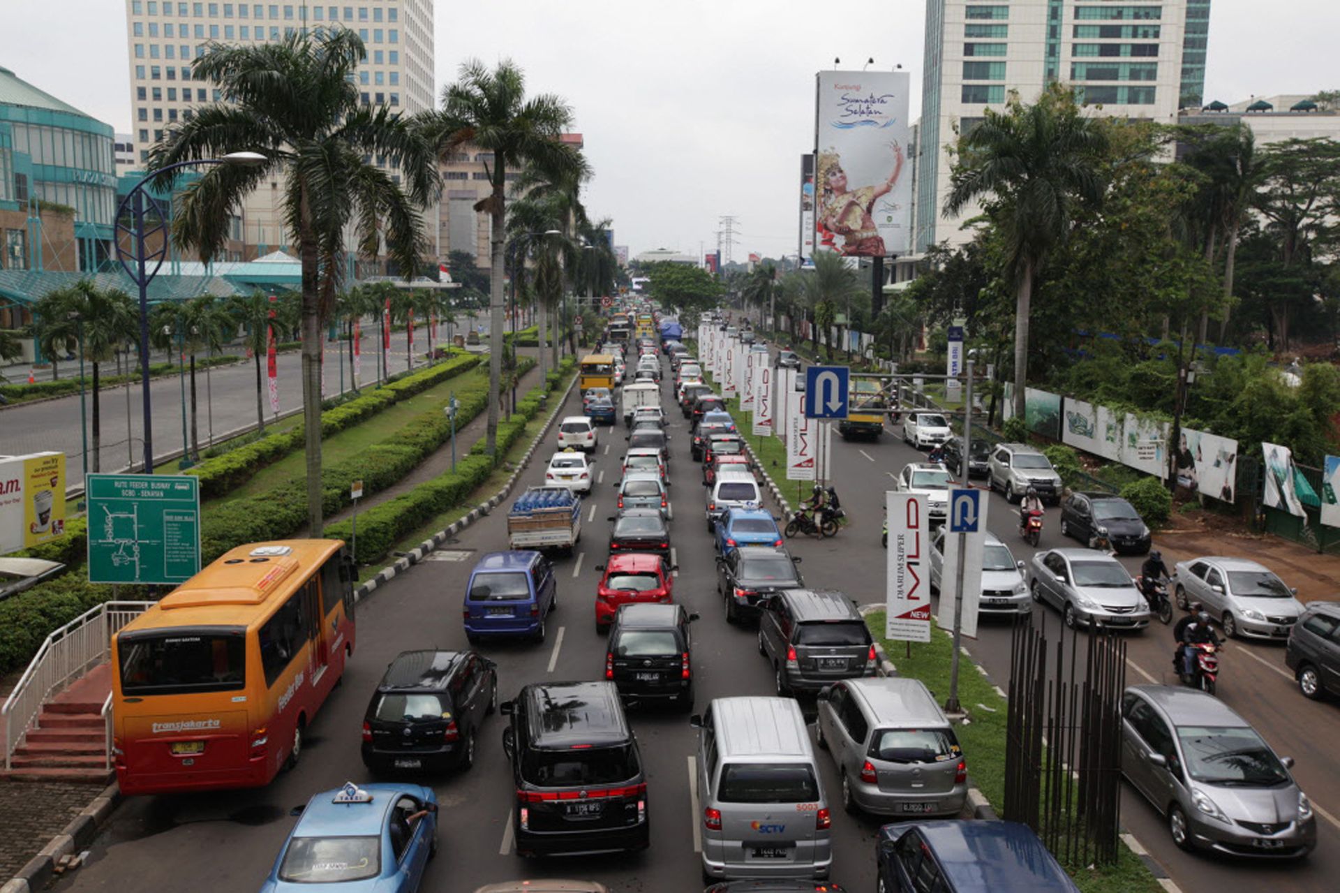 Jakarta: Train ridership rising, as people seek to escape traffic jams ...