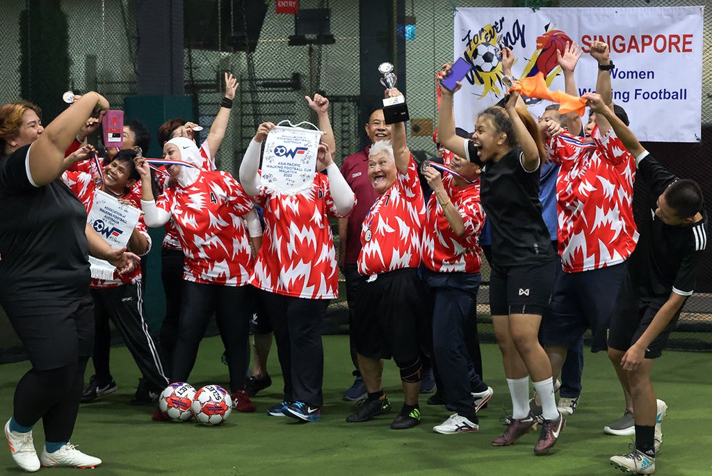 You’ll never walk alone: How walking football is helping seniors stay young