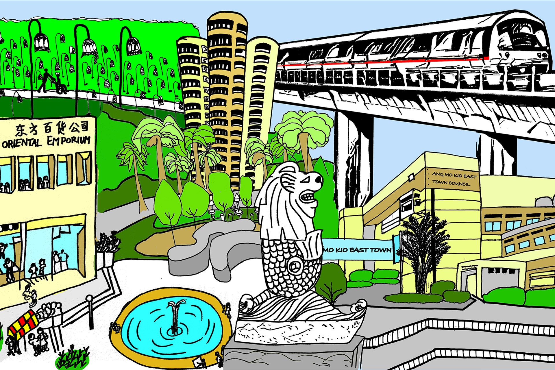 Art on the go: Singapore's heritage on display at MRT stations