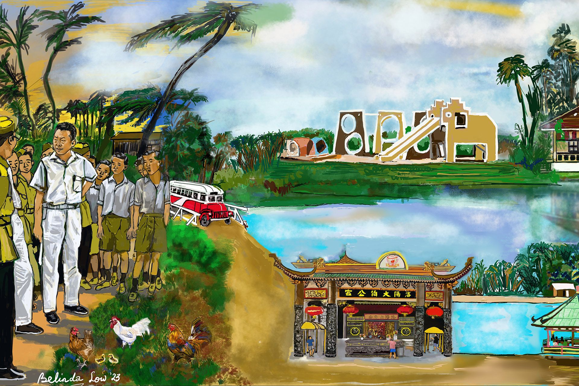 Art on the go: Singapore's heritage on display at MRT stations